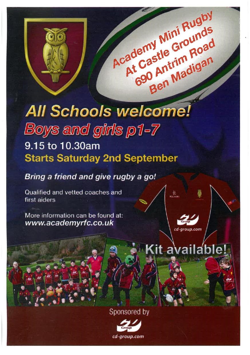 Mini Rugby is back… – Academy Rugby Football Club