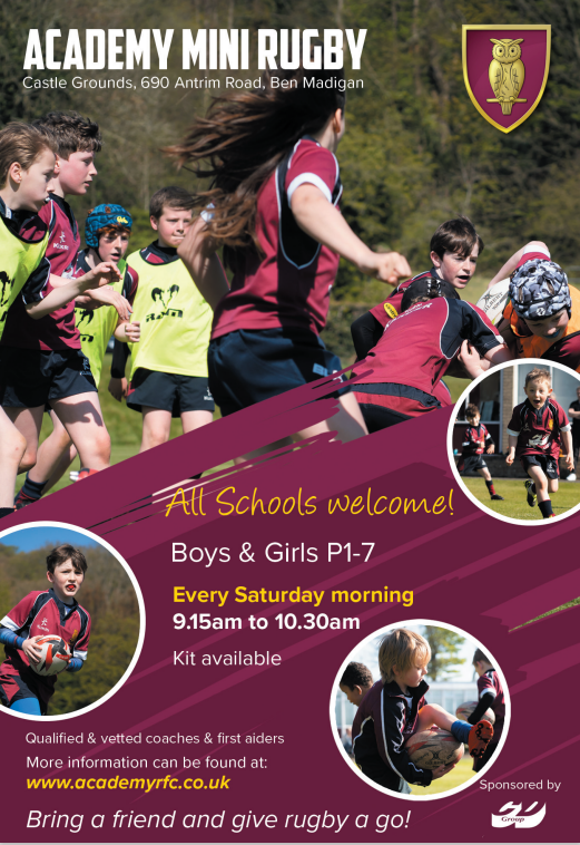 Mini & Youth Rugby Forms – Academy Rugby Football Club