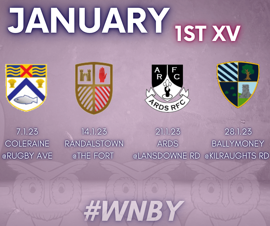 Fixtures – January 2023 – Academy Rugby Football Club